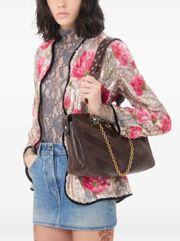 Valentino Garavani Panthea Medium Leather Shoulder Bag - Multicolor