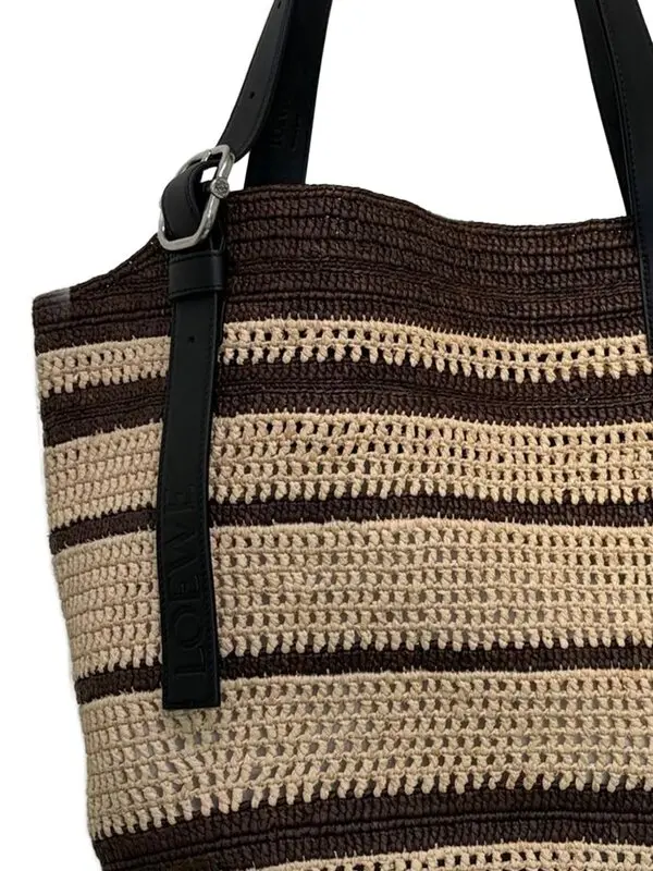 Loewe Loop Rafia Basket Bag