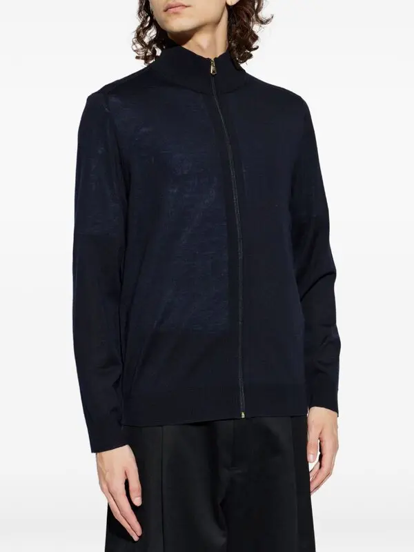 Paul Smith Wool Zipped Cardigan