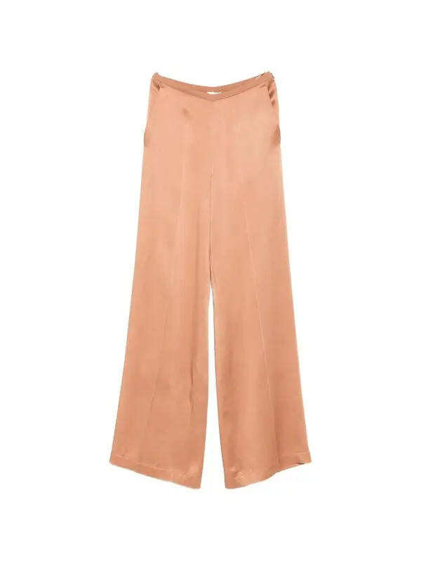 FORTE_FORTE High-waisted Wide-leg Trousers - Multicolor