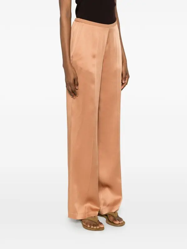 FORTE_FORTE High-waisted Wide-leg Trousers - Multicolor