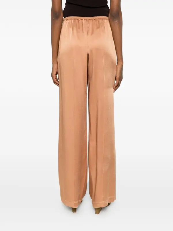 FORTE_FORTE High-waisted Wide-leg Trousers - Multicolor