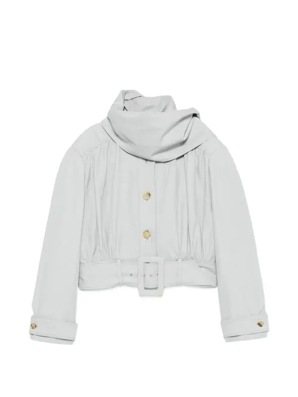 Chloé Cotton And Linen Blend Blouson Jacket