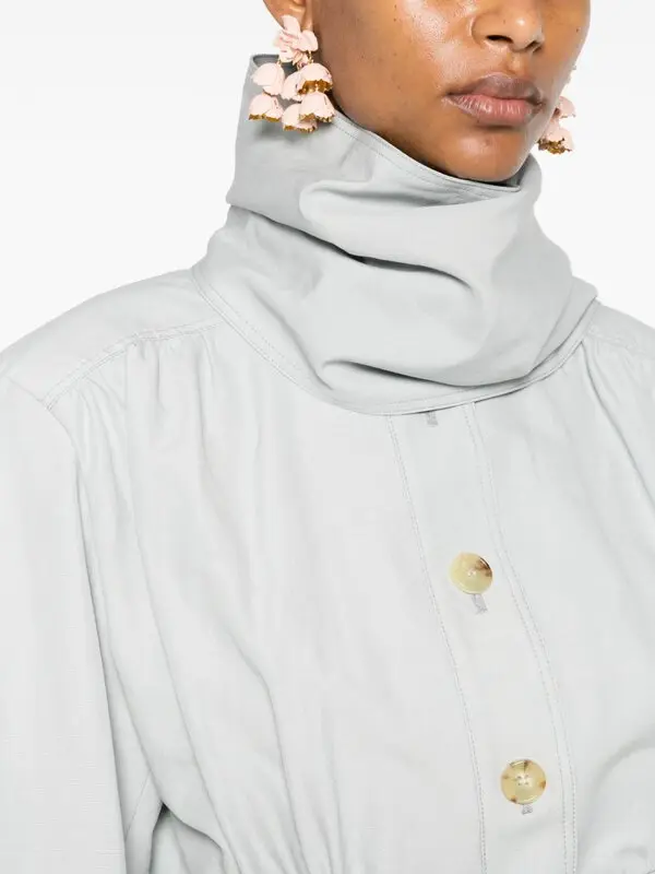 Chloé Cotton And Linen Blend Blouson Jacket