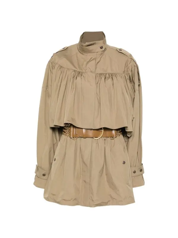 Chloé Cotton Trench Coat - Multicolor