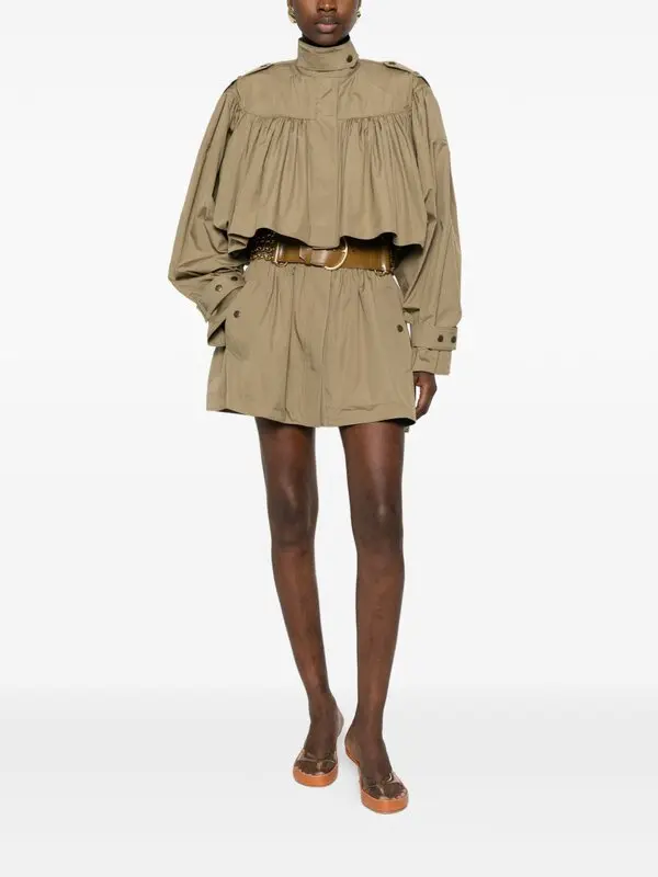 Chloé Cotton Trench Coat - Multicolor