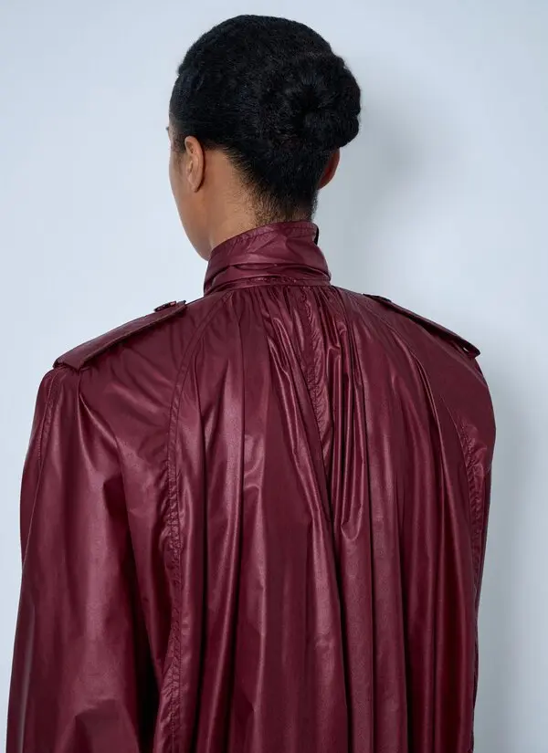 Saint Laurent Long Coat With Double-breasted Fastening
