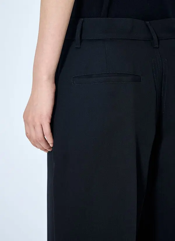 Rick Owens Mid Rise Tailored Culottes