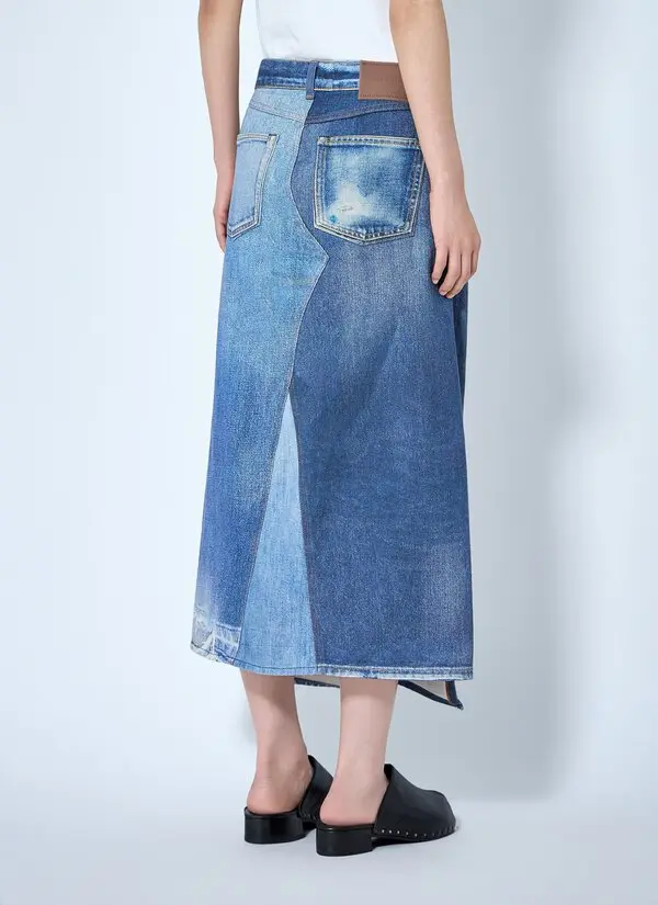 Our Legacy Midi Denim Skirt - Blue