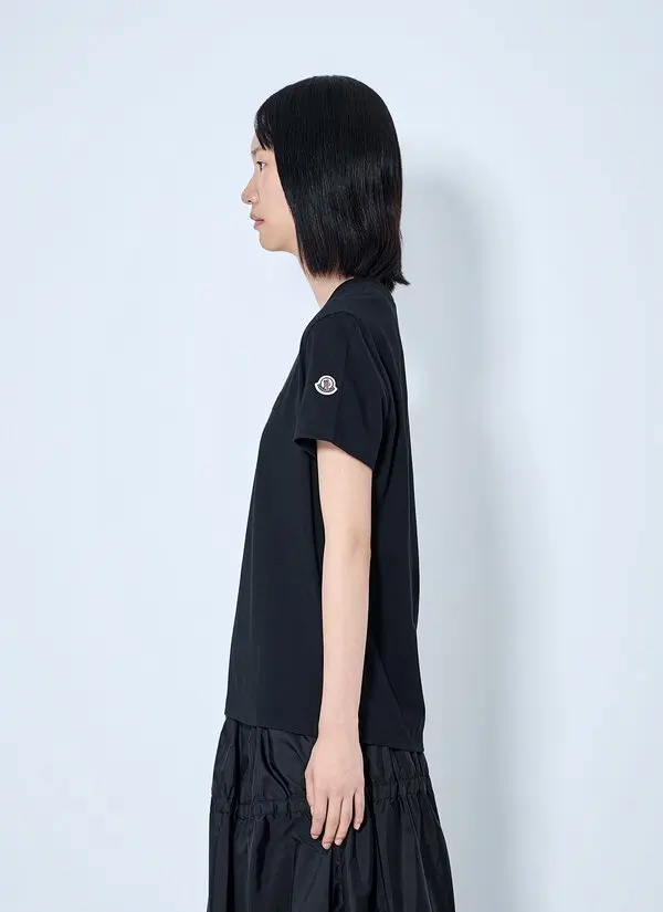 Moncler Logo Embroidered T-shirt