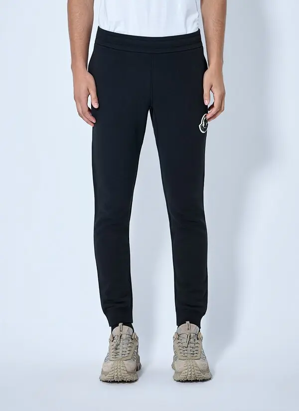 Moncler Logo Patch Joggers - Black