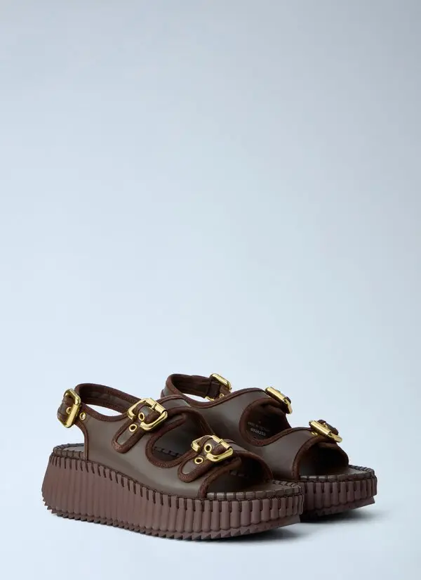 Chloé Nama Wedge Sandals