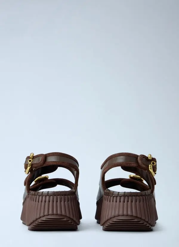Chloé Nama Wedge Sandals