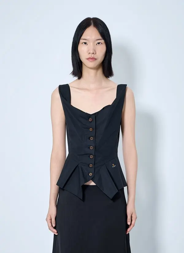 VIVIENNE WESTWOOD Sleeveless Peplum Vest