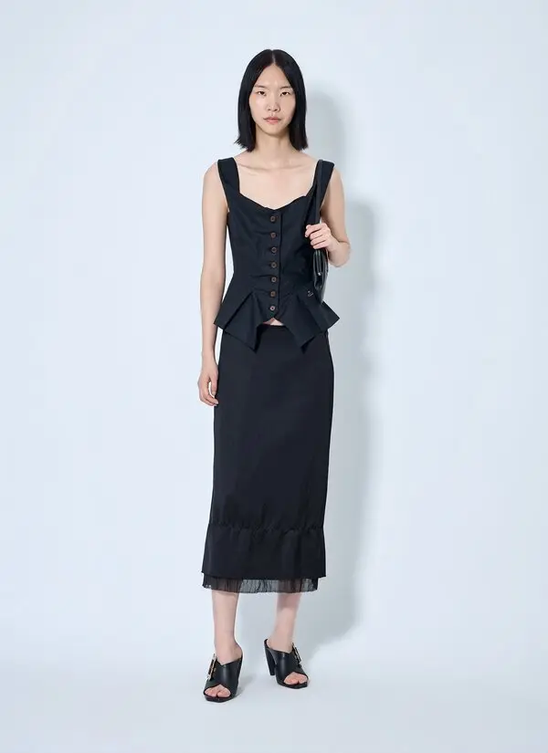 VIVIENNE WESTWOOD Sleeveless Peplum Vest