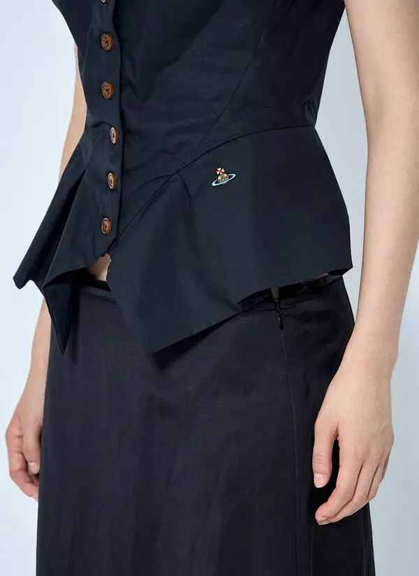 VIVIENNE WESTWOOD Sleeveless Peplum Vest