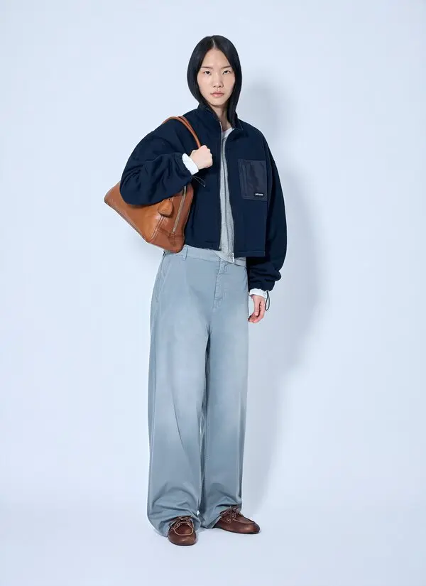Miu Miu Zip Fleece Sweatshirt