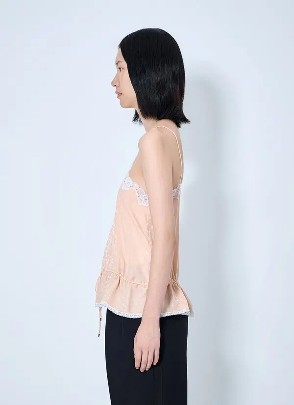 Chloé Lace Trim Camisole Top