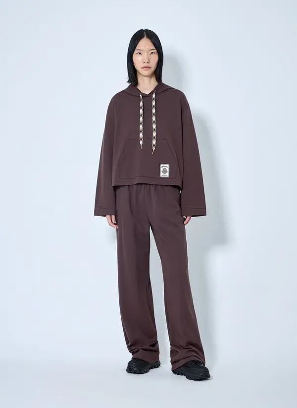 Moncler Hooded Sweatshirt With Contrast Drawstrings
