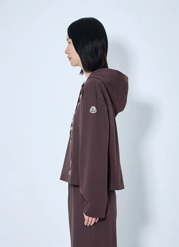 Moncler Hooded Sweatshirt With Contrast Drawstrings