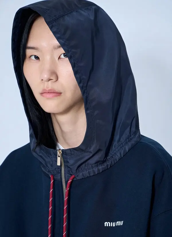 Miu Miu Zip Up Hoodie