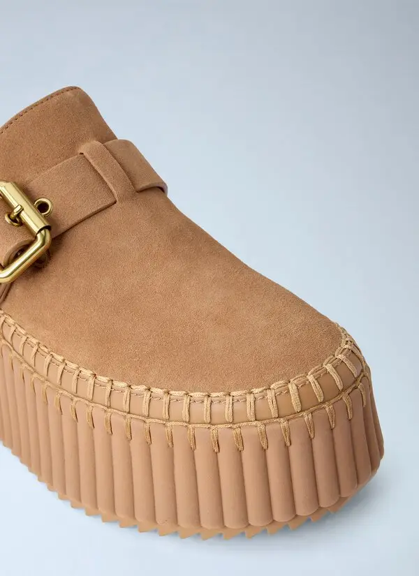 Chloé Nama Wedge Mules - Multicolor