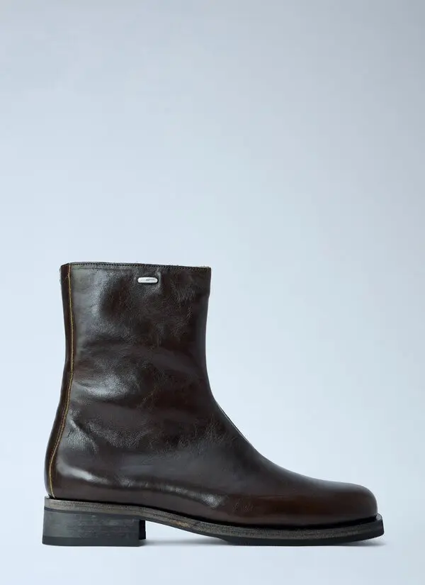 Our Legacy Camion Boots In Polished Leather