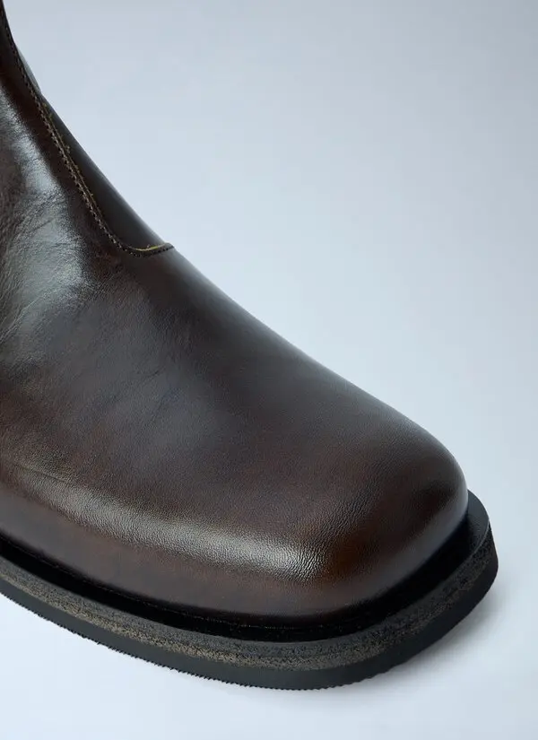 Our Legacy Camion Boots In Polished Leather