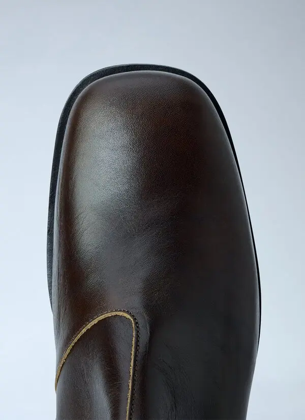 Our Legacy Camion Boots In Polished Leather
