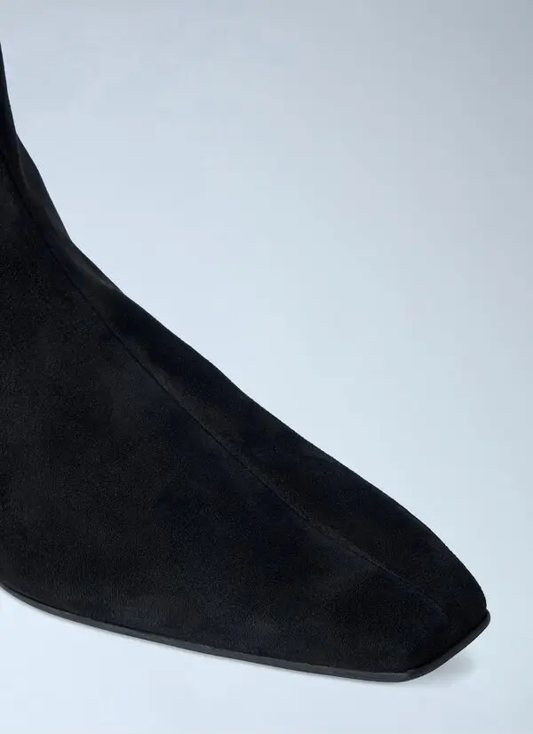 TOTEME Zipped Suede Chelsea Boots