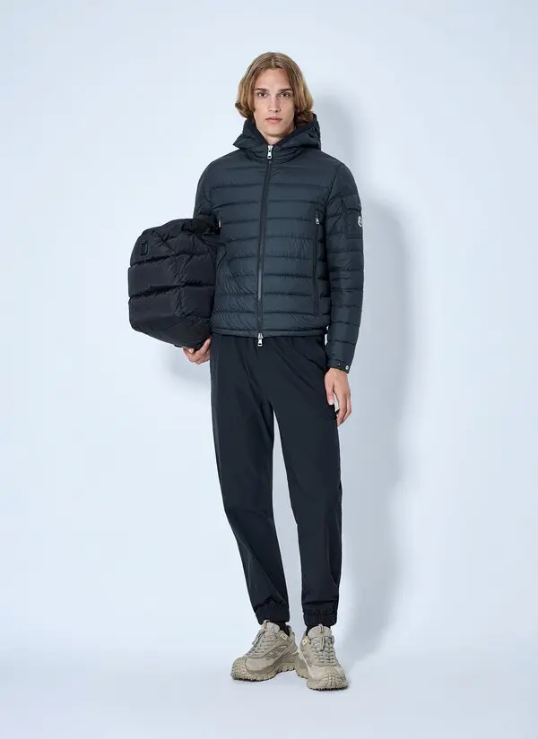 Moncler Galion Hooded Short Down Jacket