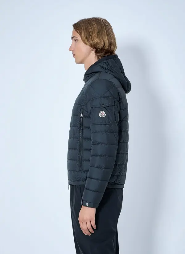 Moncler Galion Hooded Short Down Jacket