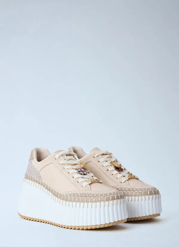 Chloé Nama Wedge Sneakers