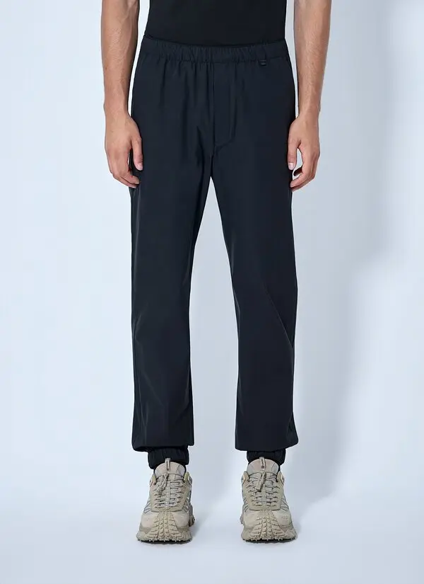 Moncler Elastic Waistband Track Pants - Black