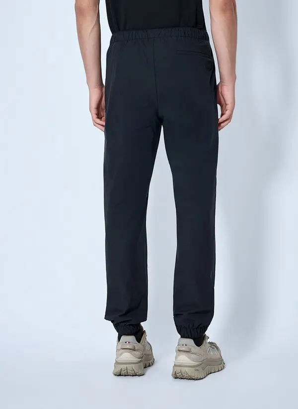 Moncler Elastic Waistband Track Pants - Black