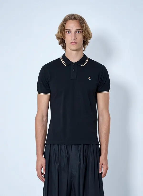 VIVIENNE WESTWOOD Classic Polo Shirt - Black