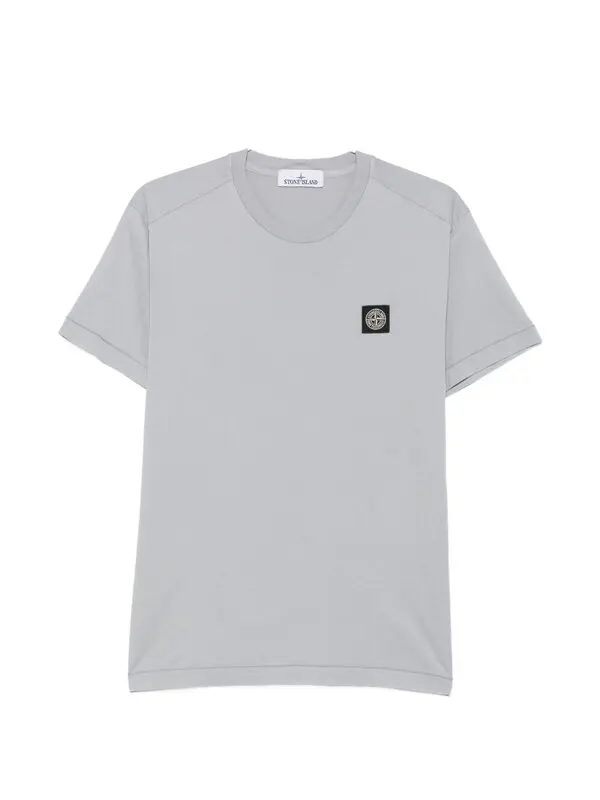 Stone Island Logo Cotton T-shirt - Multicolor