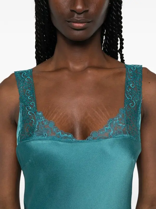 FORTE_FORTE Lace Detail Long Dress