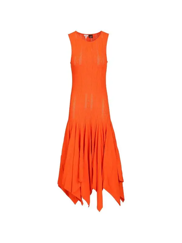 Loewe Cotton Long Dress - Multicolor
