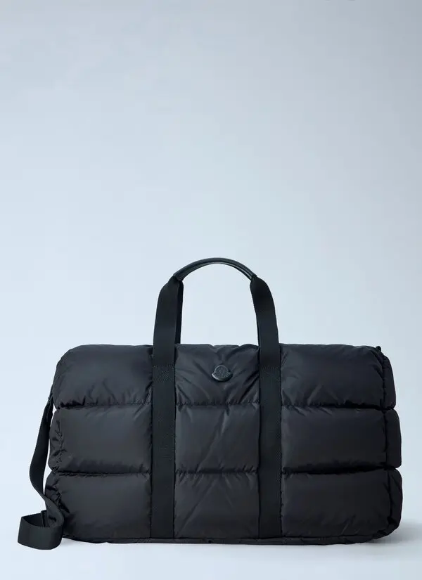 Moncler Caradoc Padded Quilted Duffle Bag - Black