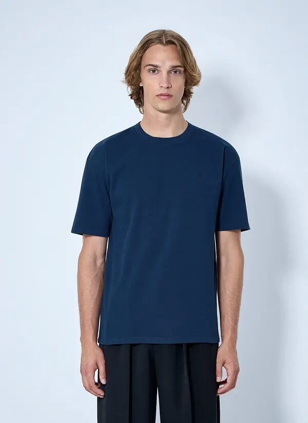 Saint Laurent Cassandre Oversized T-shirt - Blue