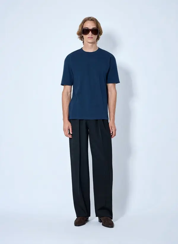 Saint Laurent Cassandre Oversized T-shirt - Blue