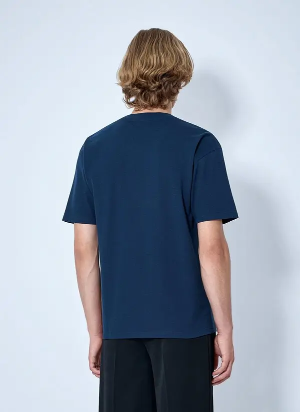Saint Laurent Cassandre Oversized T-shirt - Blue