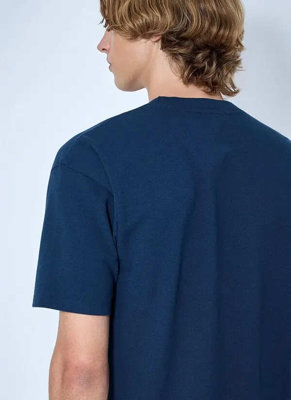 Saint Laurent Cassandre Oversized T-shirt - Blue