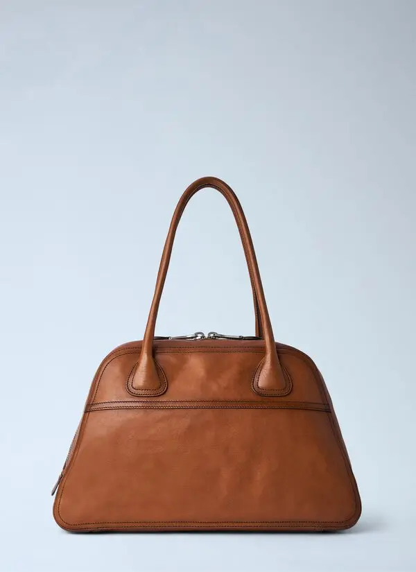 Miu Miu Embossed Leather Top Handle Bag