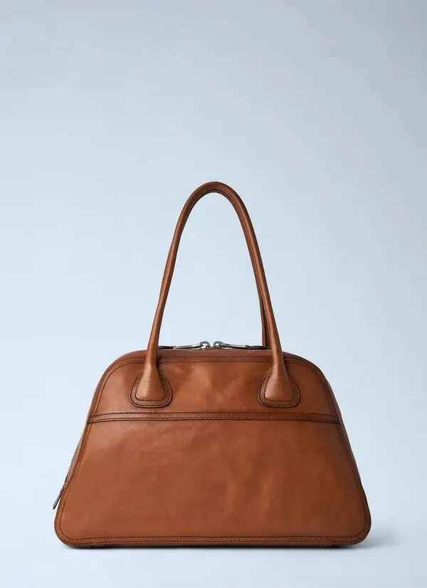 Miu Miu Embossed Leather Top Handle Bag