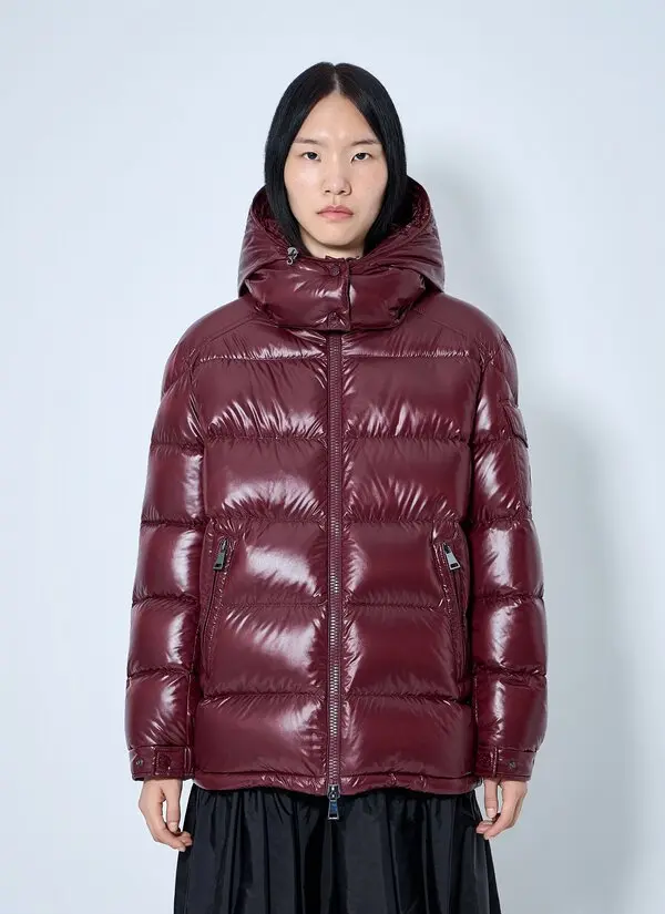 Moncler Maire Hooded Down Jacket - Multicolor