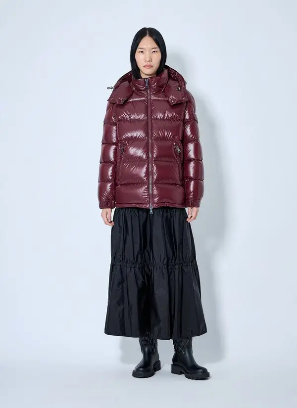 Moncler Maire Hooded Down Jacket - Multicolor