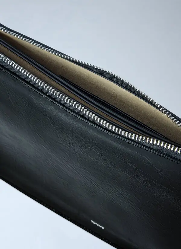 TOTEME Threefold Naplack Clutch Bag