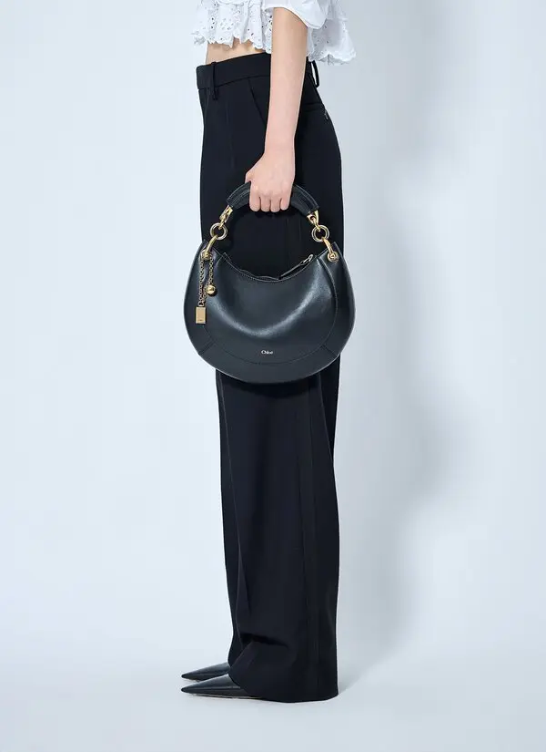 Chloé Small Banana Nappa Zipped Shoulder Bag